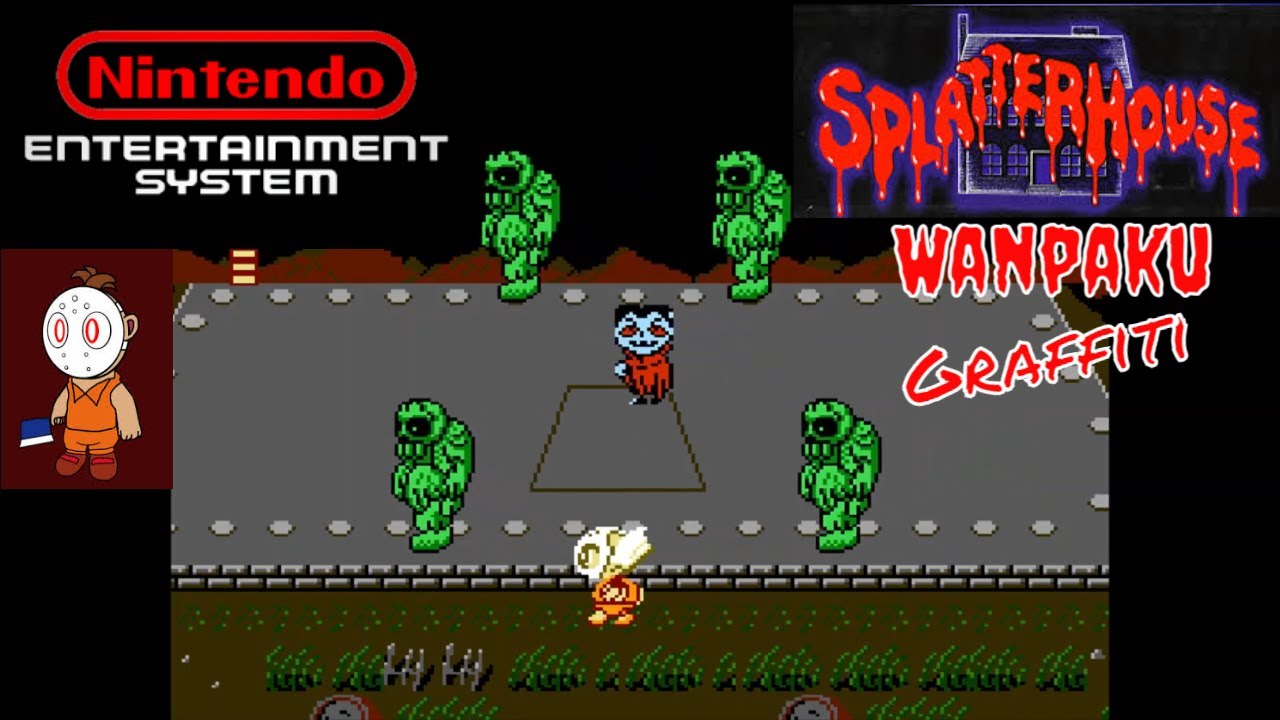 Splatterhouse: Wanpaku Graffiti (1989) Nintendo Entertainment System ...