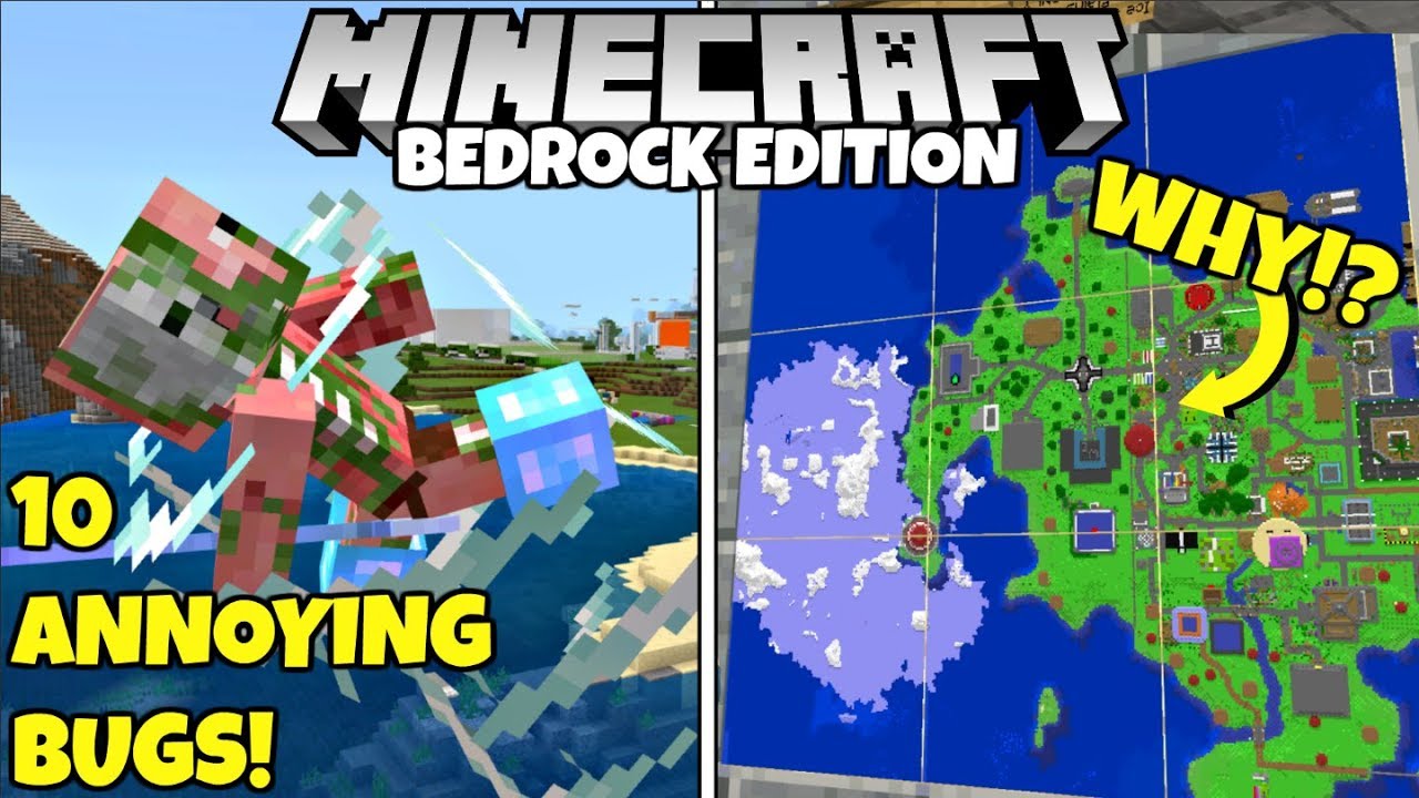 10 MORE Small But Very ANNOYING Bugs In Minecraft Bedrock Edition ...