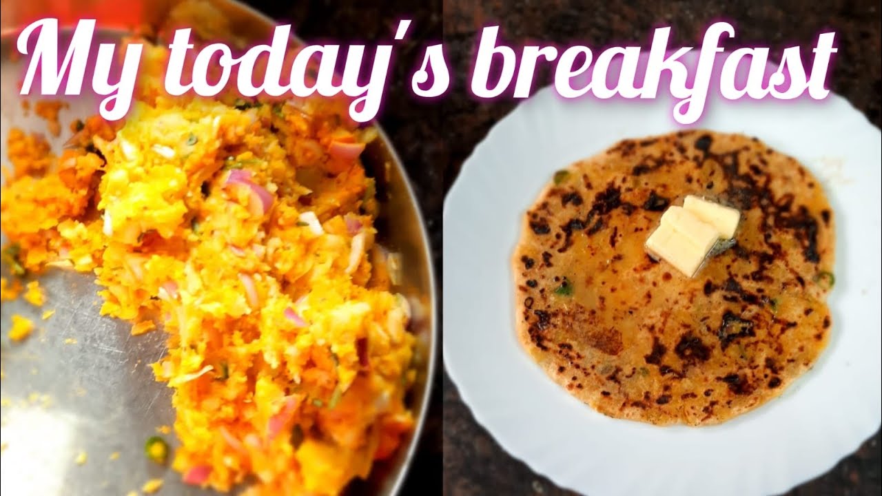 My today's breakfast / Aloo ka paratha/ breakfast recipe @pushptoday # ...