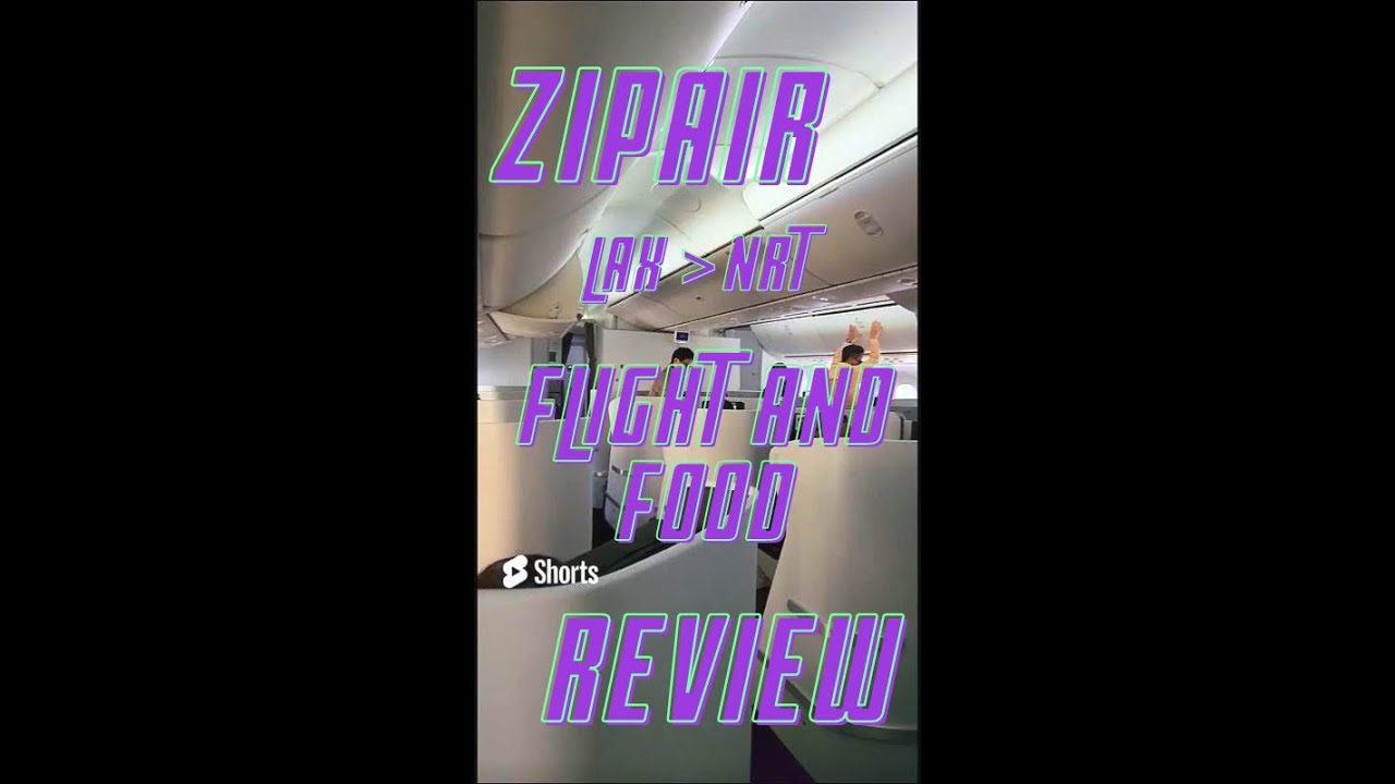 Zip Air Food and Flight Review - YouTube