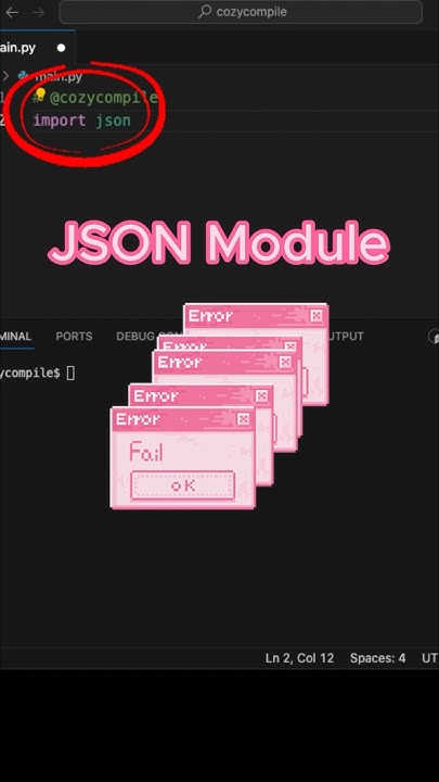 Are You Using The Json Module Codingtips Python Pythontips Youtube 