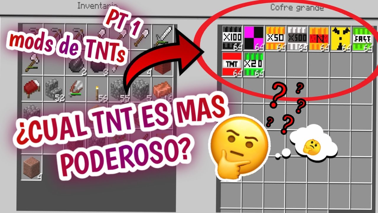 ¿Cuál tnt es el más poderoso?mods de TNTs: (PT 1)LEER DESCRIPCIÓN 👇👇👇 ...