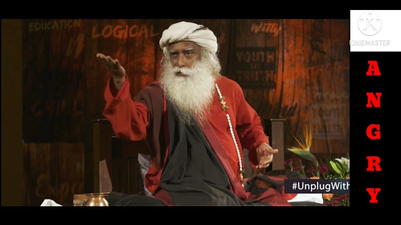 Angry SADHGURU - YouTube