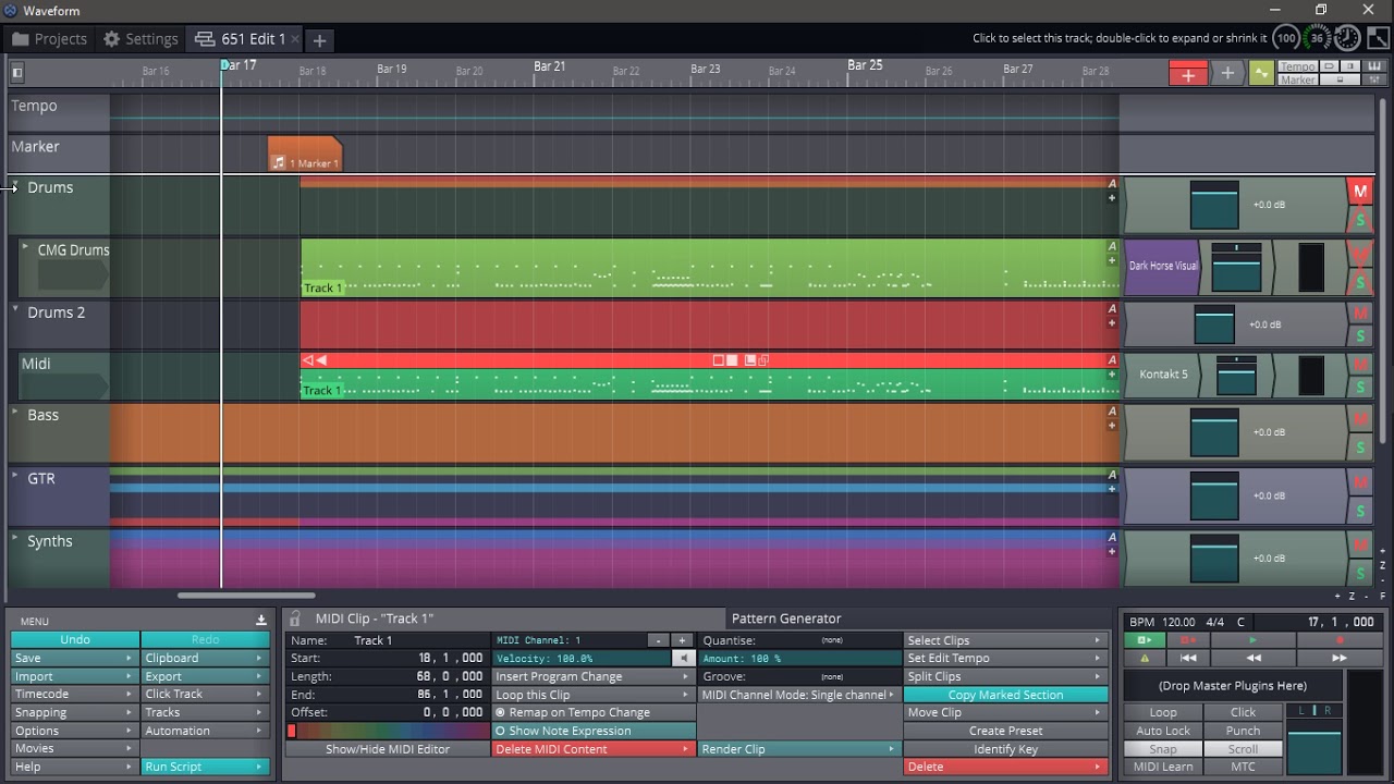 How to set up a multi out config for Kontakt in Waveform. - YouTube