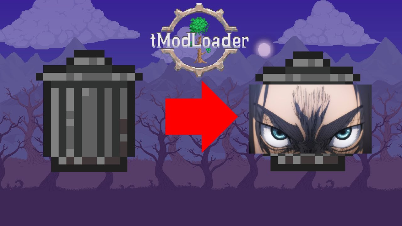 I Turned Terraria Items Into Enemies [Mod Showcase] - YouTube