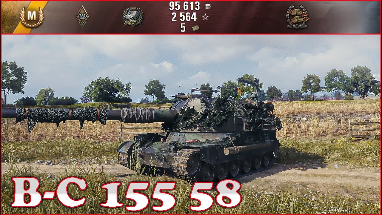 Bat.-Châtillon 155 58 - World of Tanks UZ Gaming - YouTube