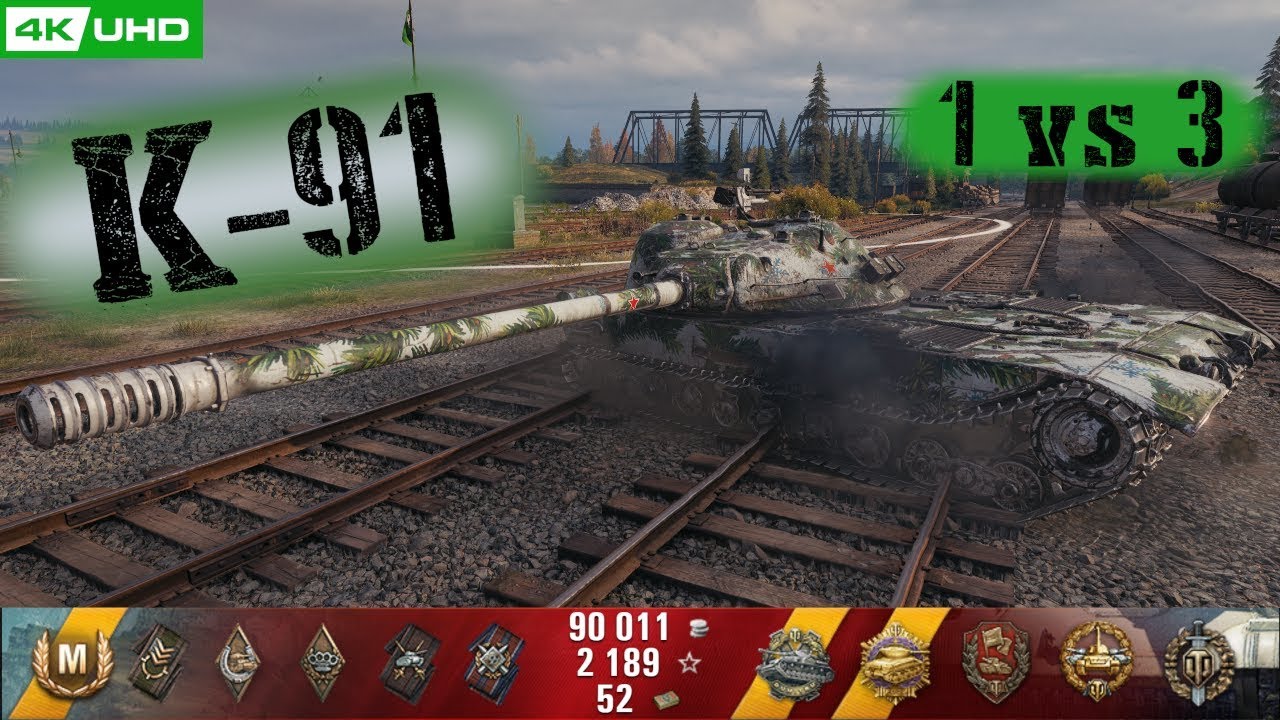 World of Tanks K-91 Replay - 11 Kills 6.3K DMG(Patch 1.6.0) - YouTube