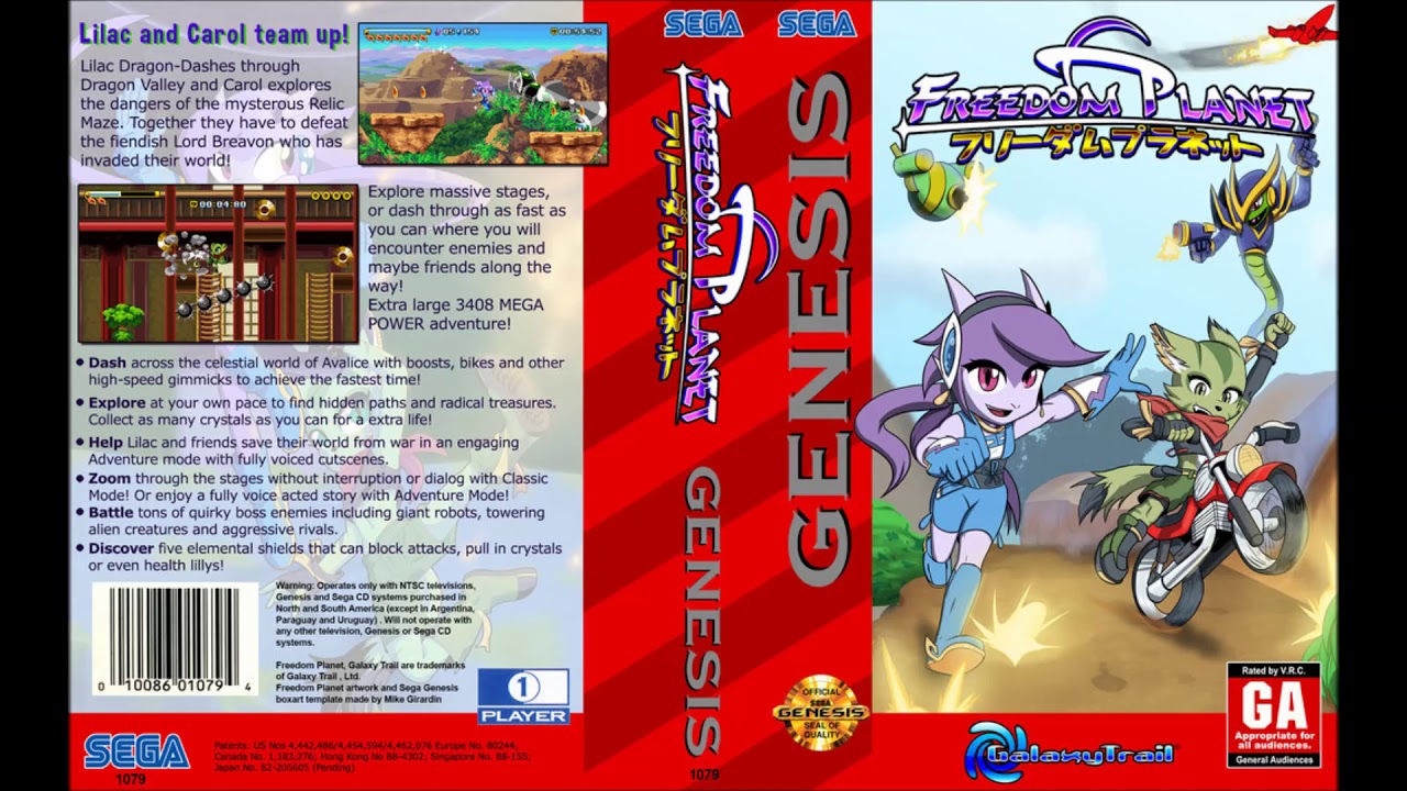 Freedom Planet 1 Sky Battalion 16 Bit Style - YouTube