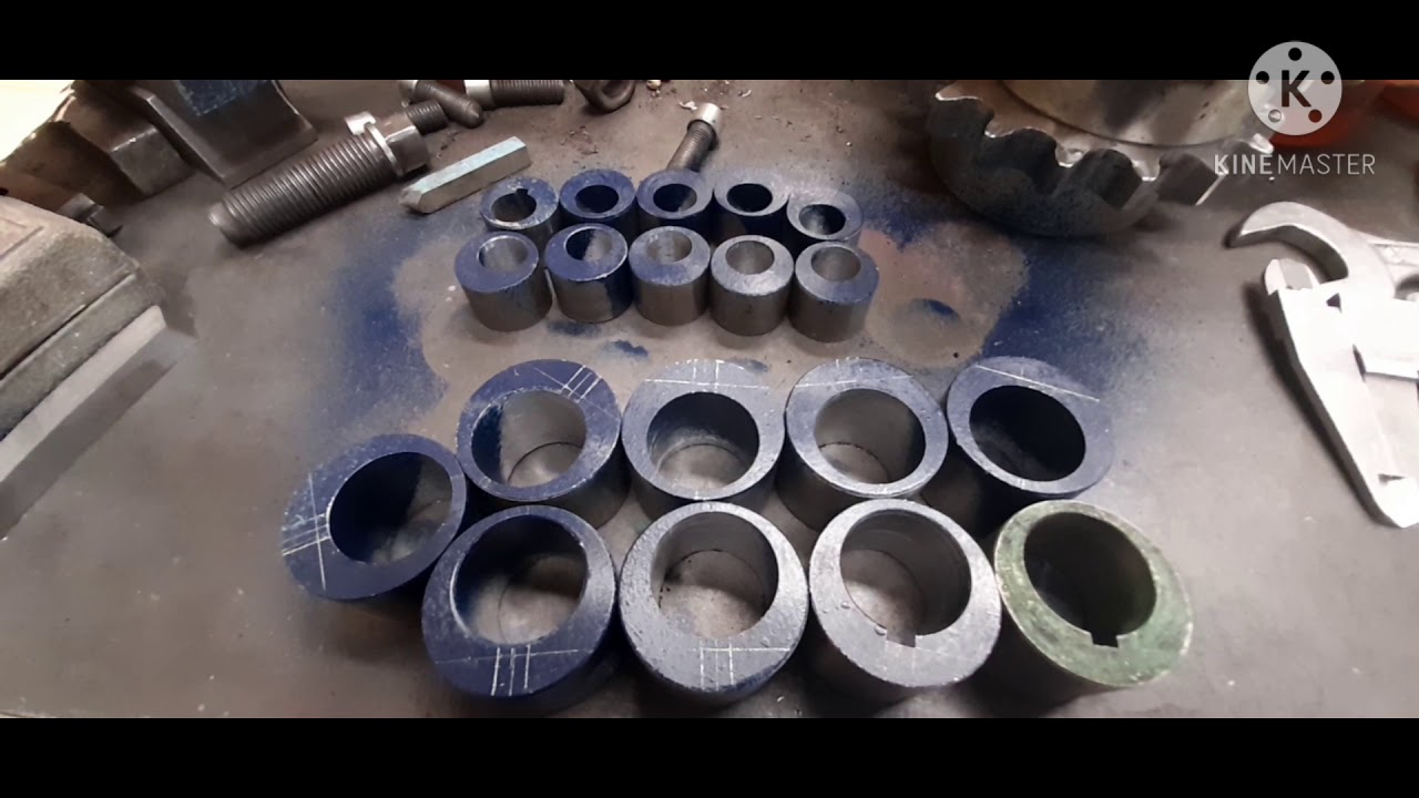 find 180 degrees paper technique/eccentric bush layout for keyway ...