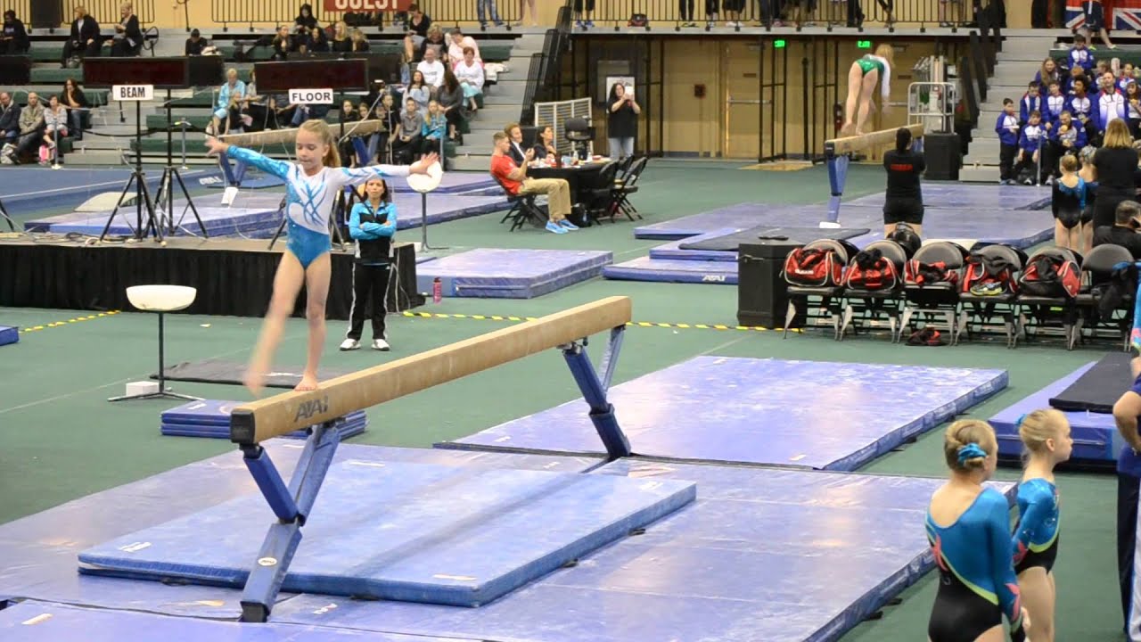 USAG Level 4 Gymnastics Beam - Presidential Classic 2015 - YouTube