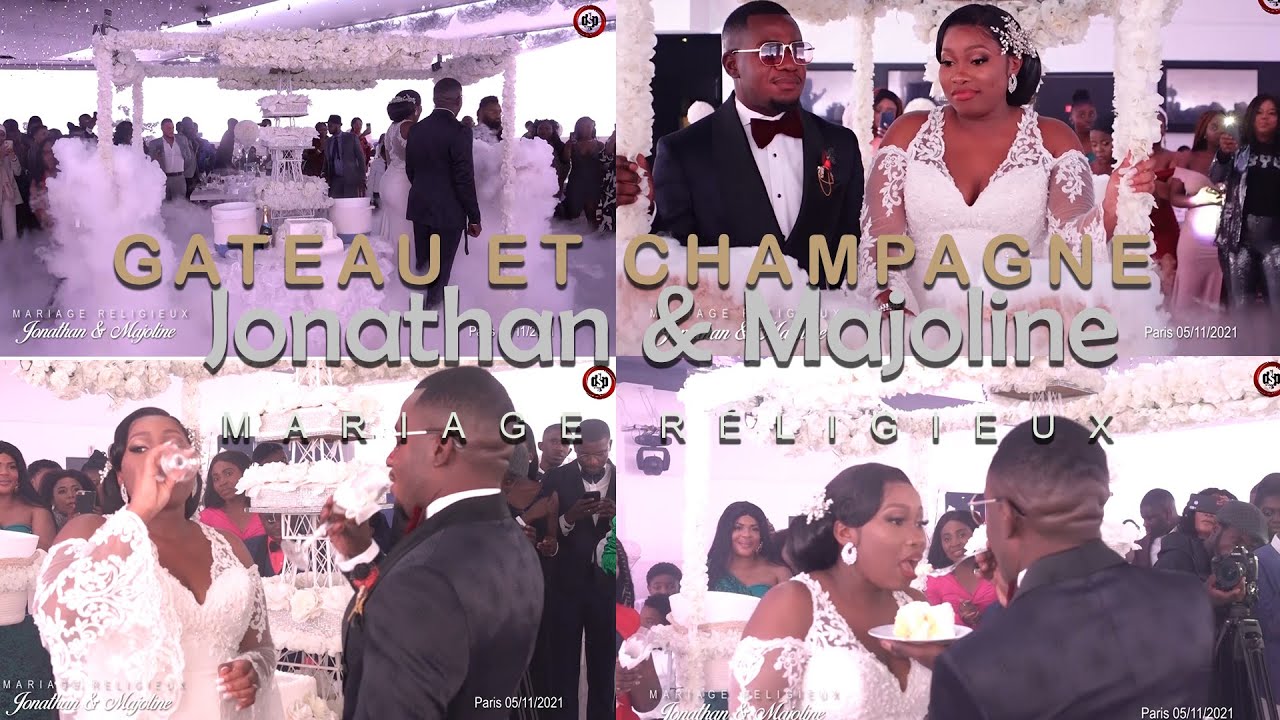 🟥⬛ GATEAU ET CHAMPAGNE JONATHAN & MAJOLINE - YouTube