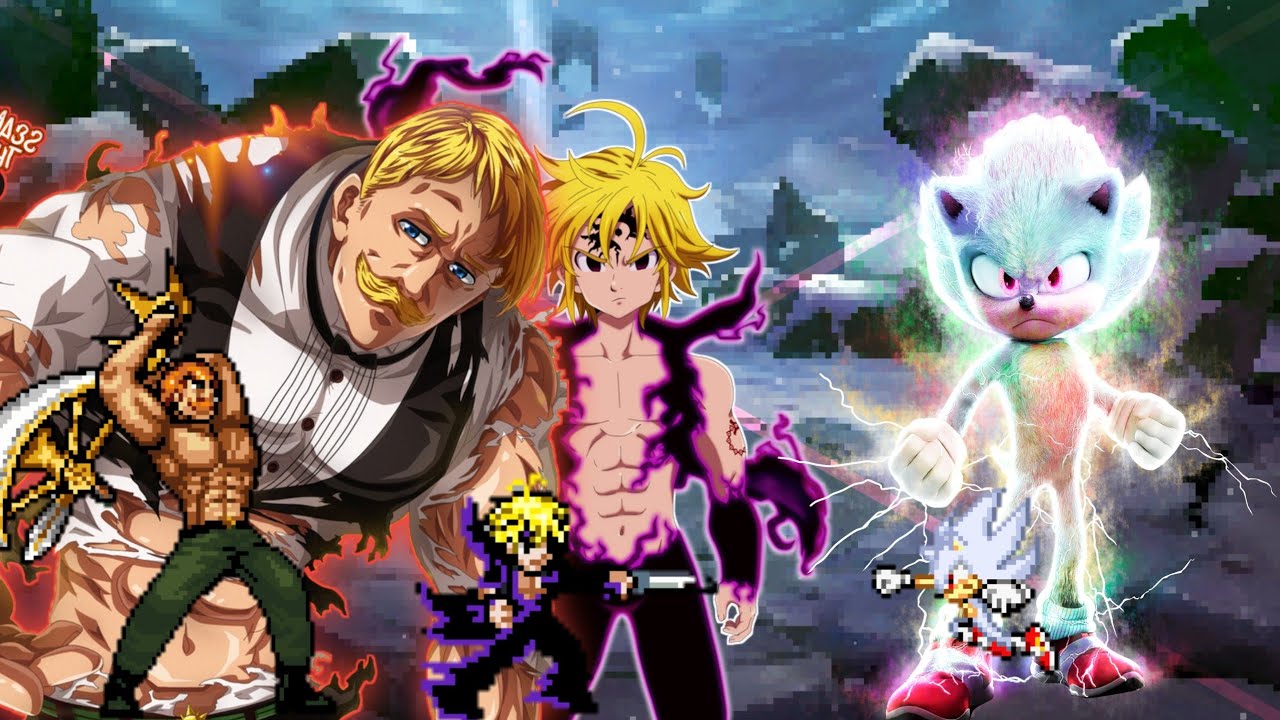 Meliodas KTJ(All Form)(New) & Escanor RSK OP VS Sonic Chaos OP (All ...