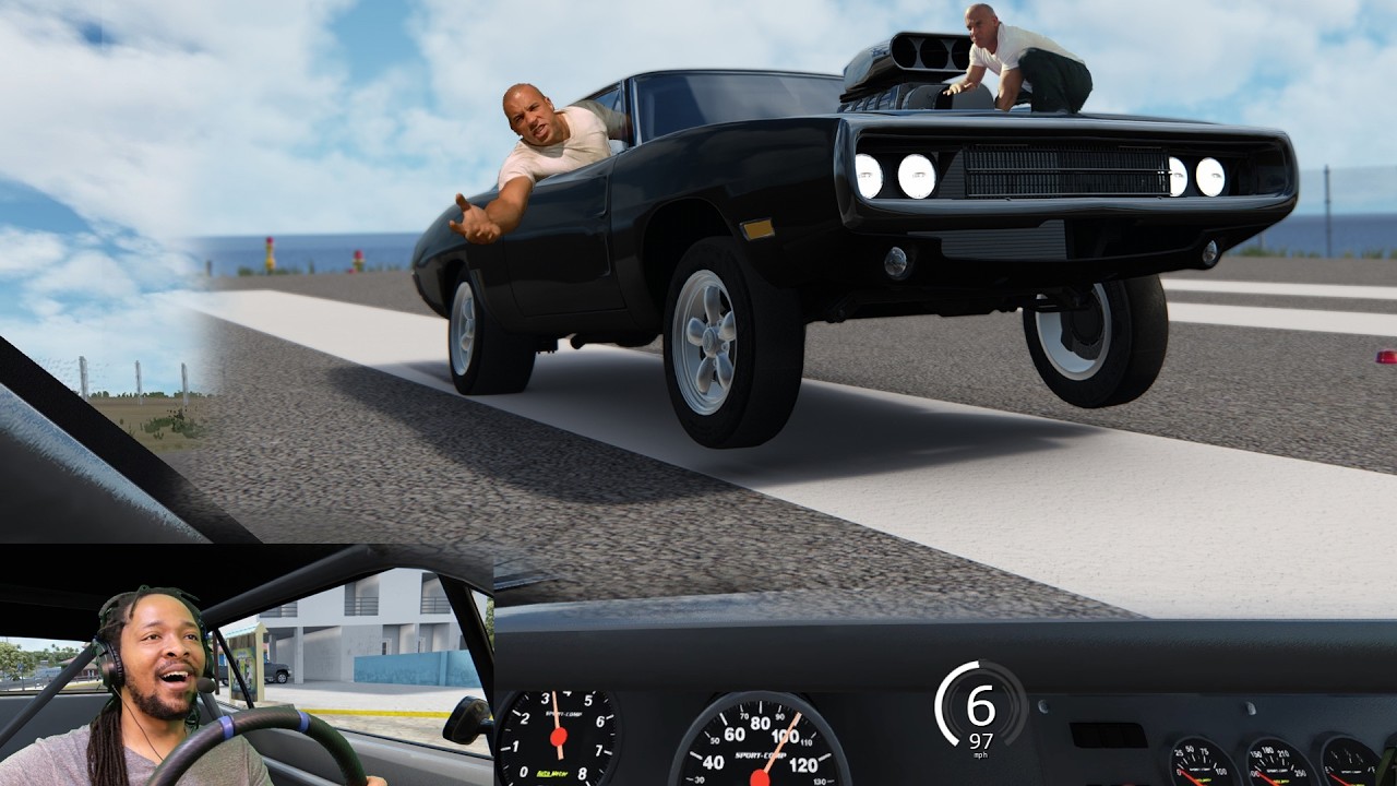 Driving Dominic Toretto's Dodge Charger - YouTube