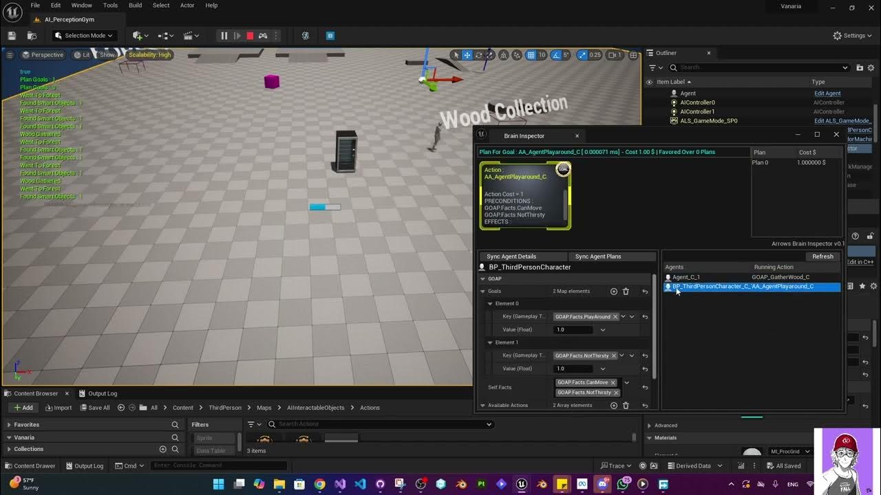 Vanaria DevLogs : #2 [Goap System] Brain Inspector Tool v0.2 - YouTube