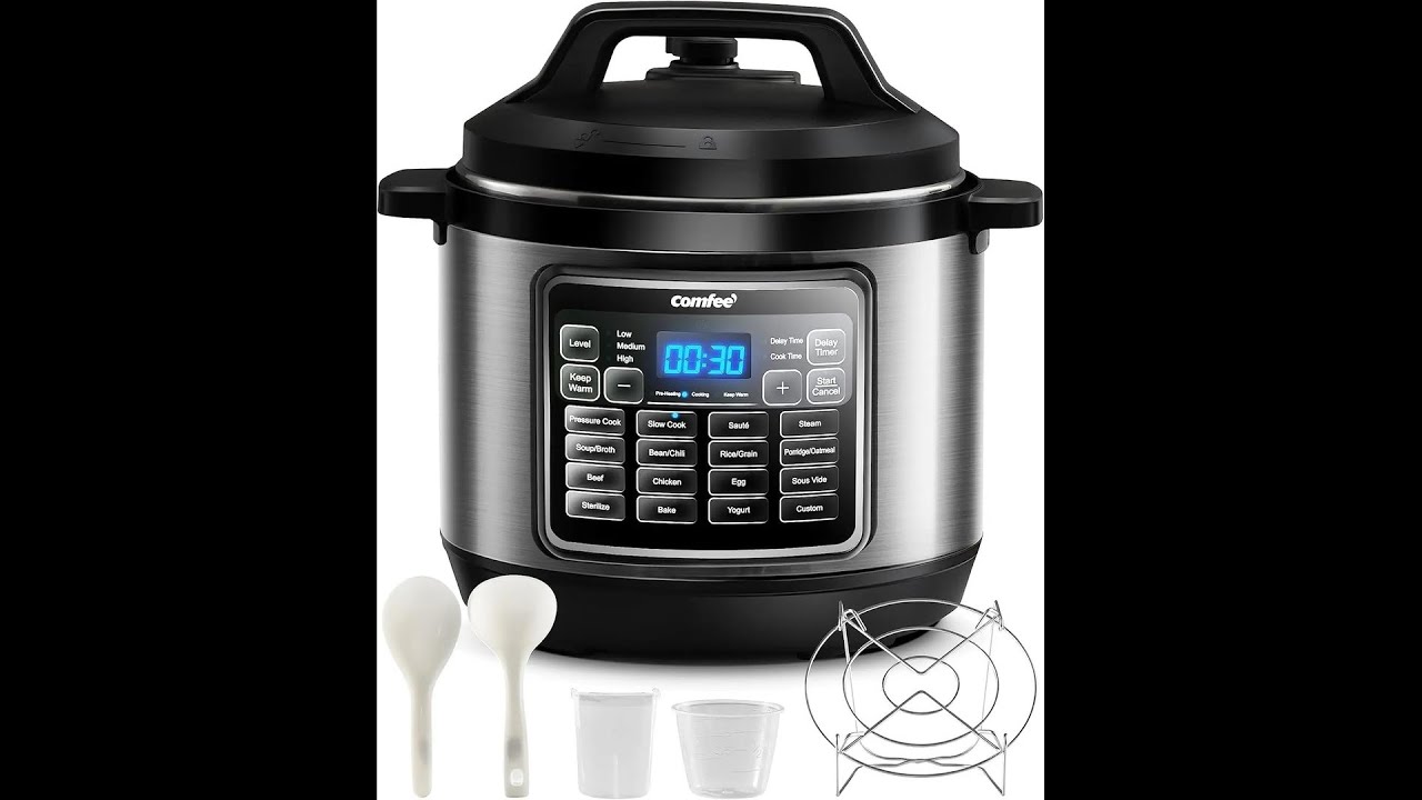 16-in-1 Electric Pressure Cooker, 6L Stainless Steel - YouTube