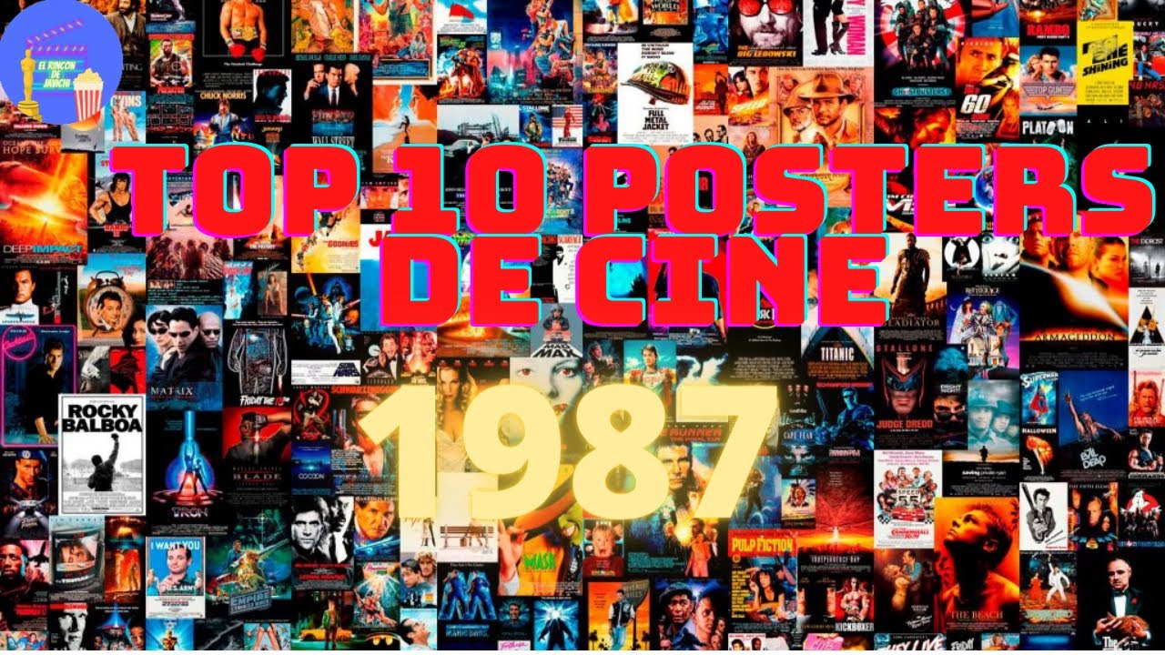 TOP POSTERS DE CINE (1987) - YouTube
