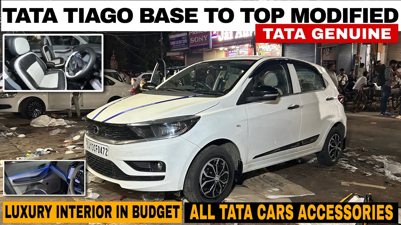 GUJARAT से आई TATA TIAGO XE BASE TO TOP MODIFIED🔥WITH PRICING🔥BASE TO ...