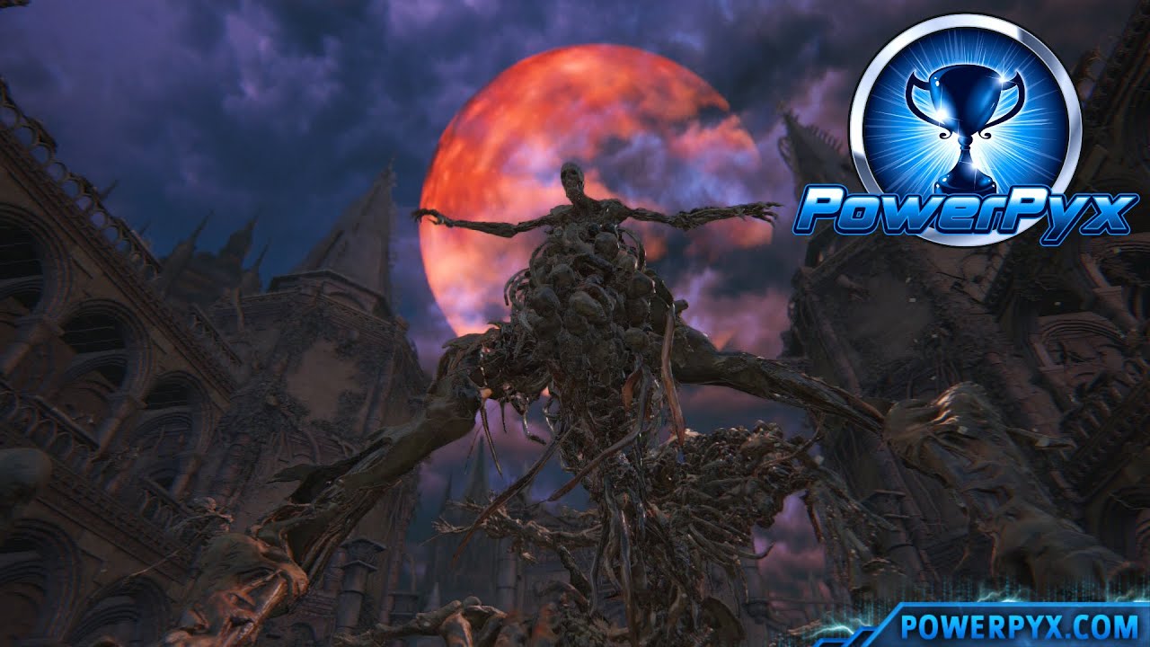 Bloodborne - The One Reborn Boss Fight (Boss #9) - YouTube