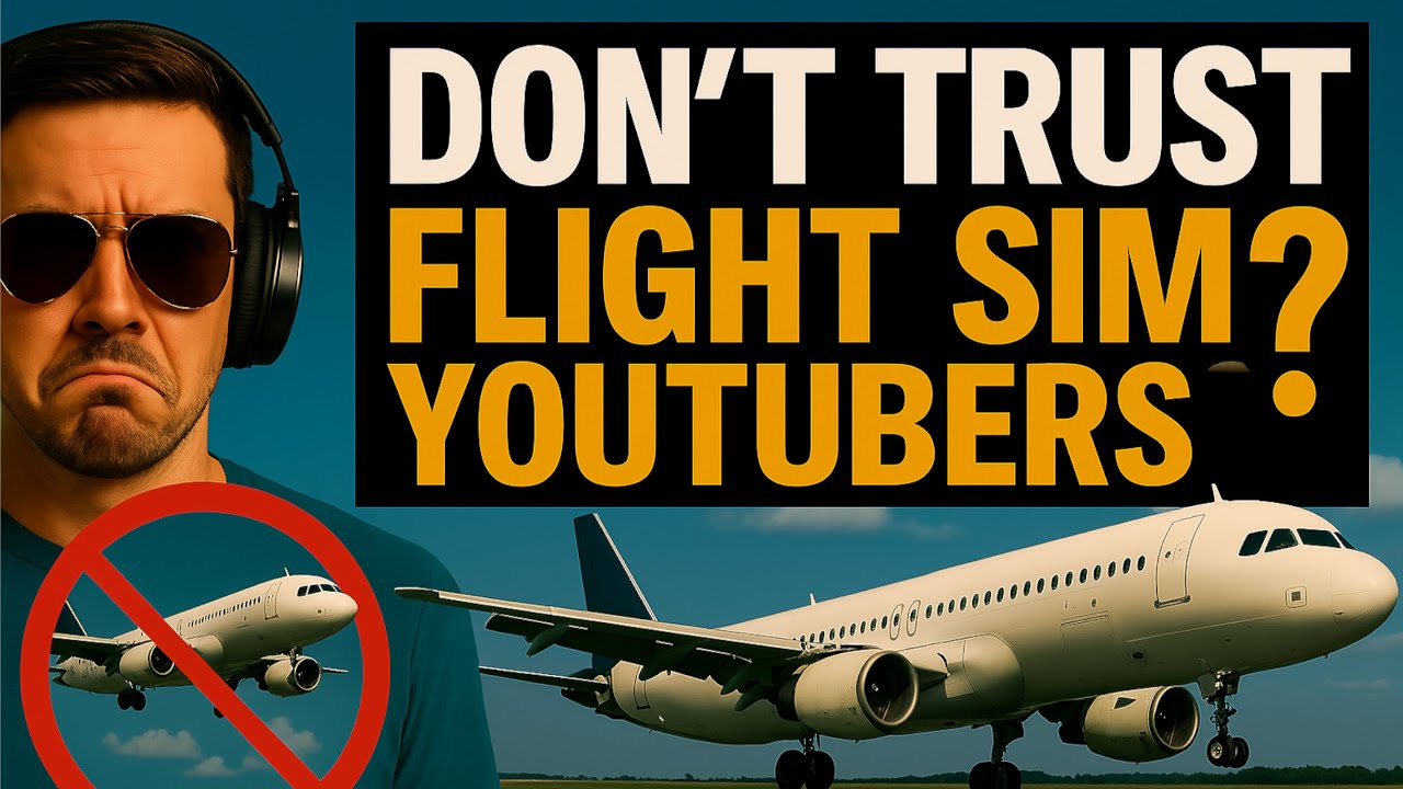 FLIGHT SIM YOUTUBERS DRAMA - MY HOT TAKE! - DO NOT TRUST ANYONE!? - YouTube