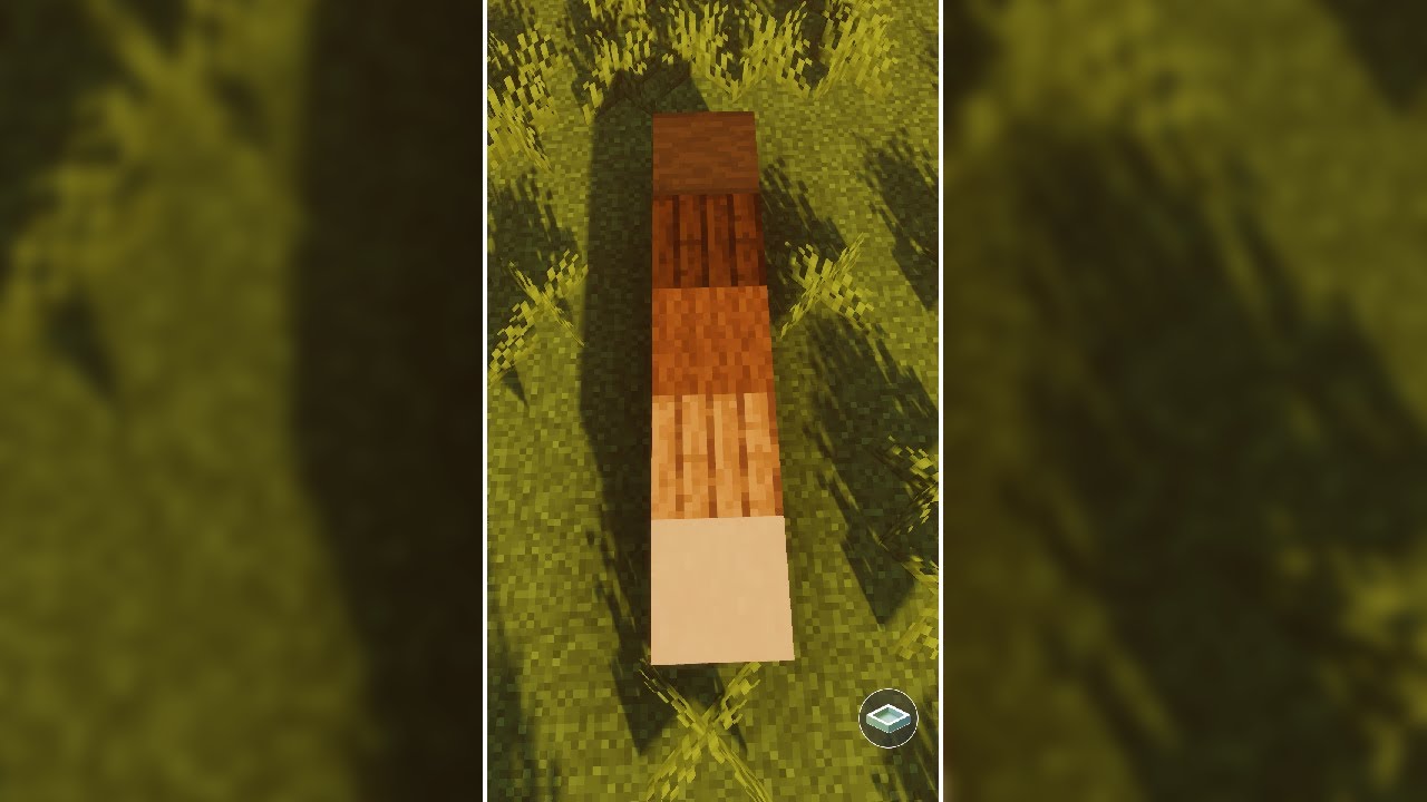 Brown Gradient - Minecraft | #Shorts | #5BlockGrads - YouTube