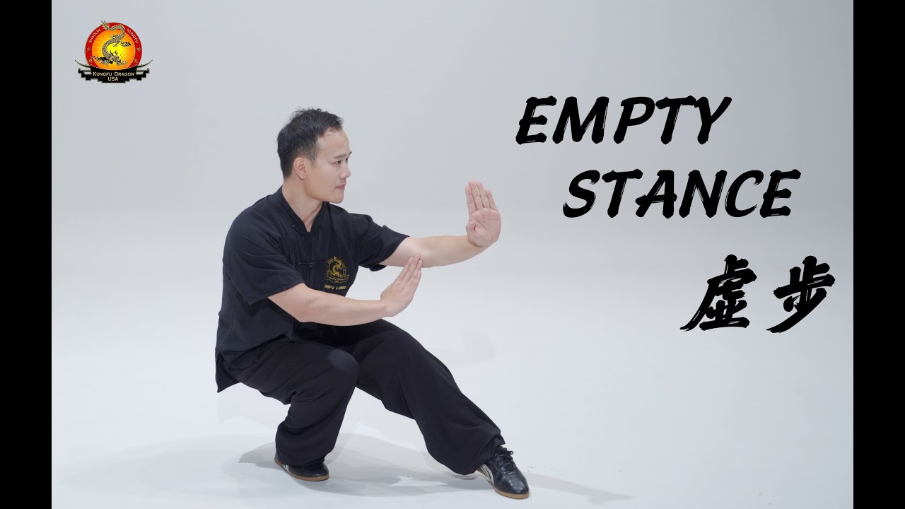 Kung Fu Dragon USA Online Tutorial: Basic Stance - Empty Stance / 虚步 - YouTube