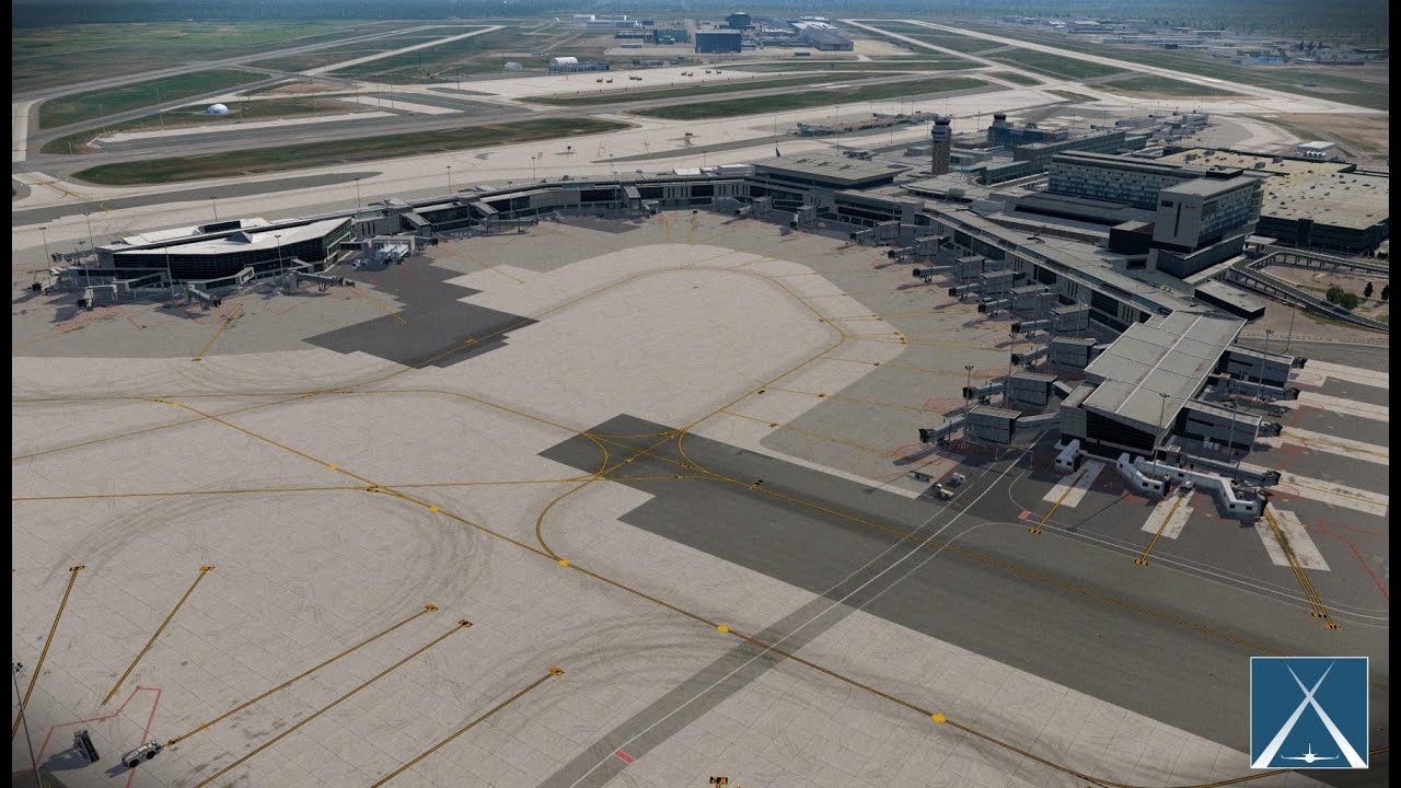 X-Plane: Montreal International Airport - YouTube