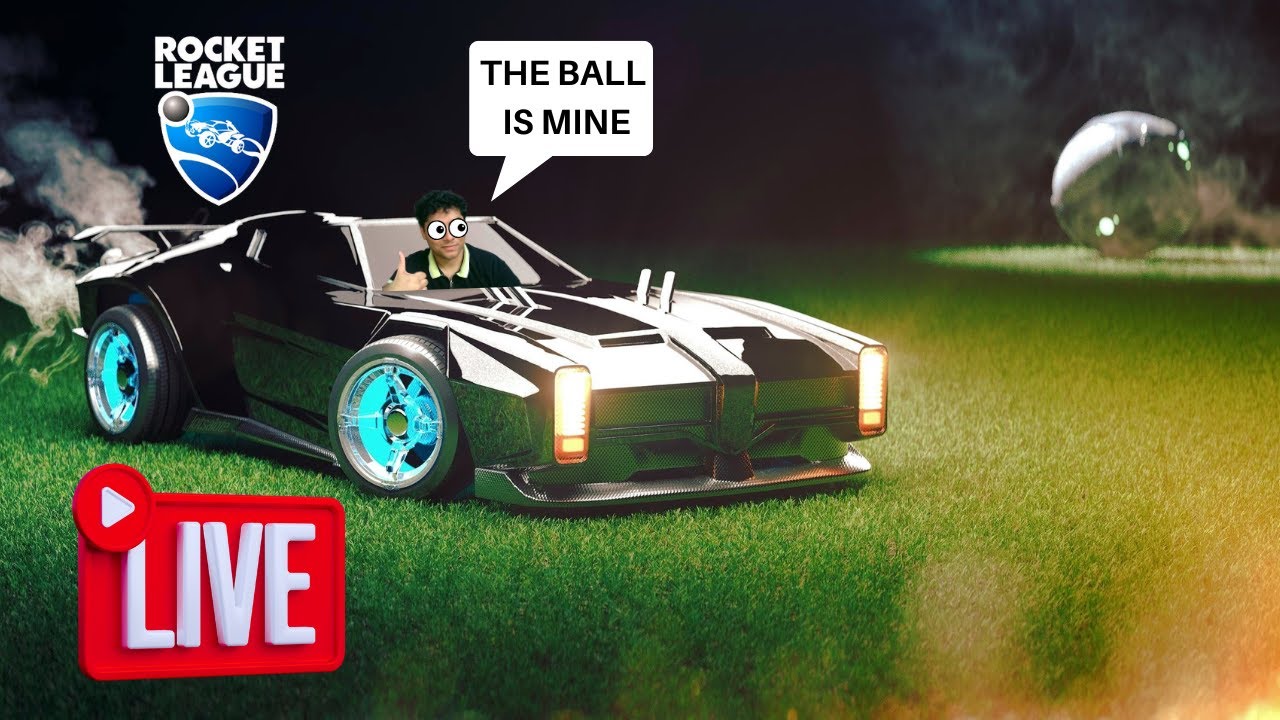 ROCKET LEAGUE LIVE STREAM FUN WITH VIEWERS AND LEARNING THE GAME JOIN ...