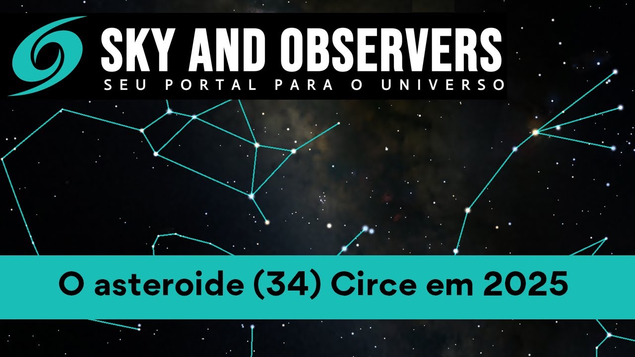O asteroide 34 Circe em 2025 - YouTube
