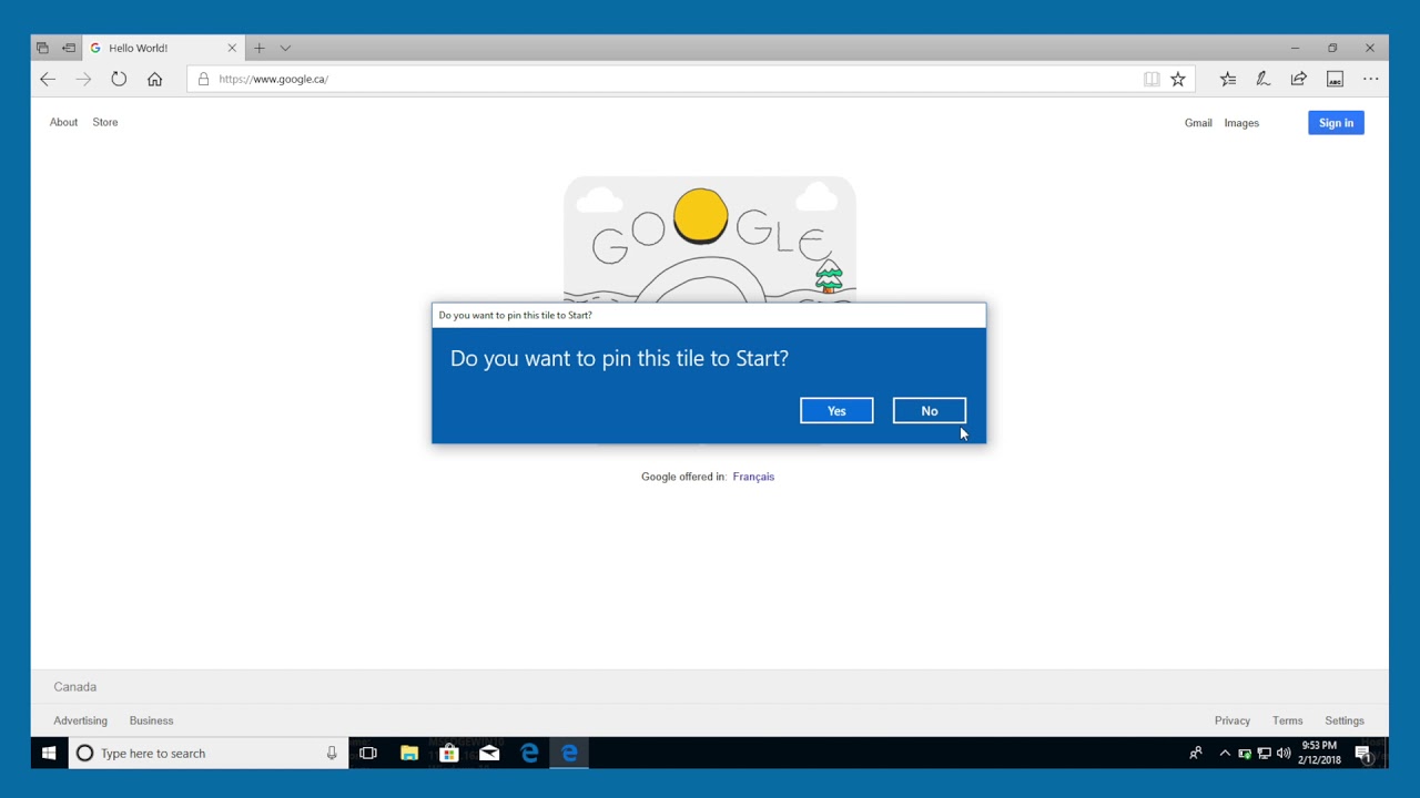 Change & Rename Tiles in Windows 10 With Microsoft Edge - Name My Tile ...
