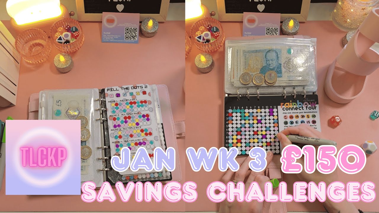 Stuffing £150 Into Savings Challenges Week 3 January Budget - YouTube