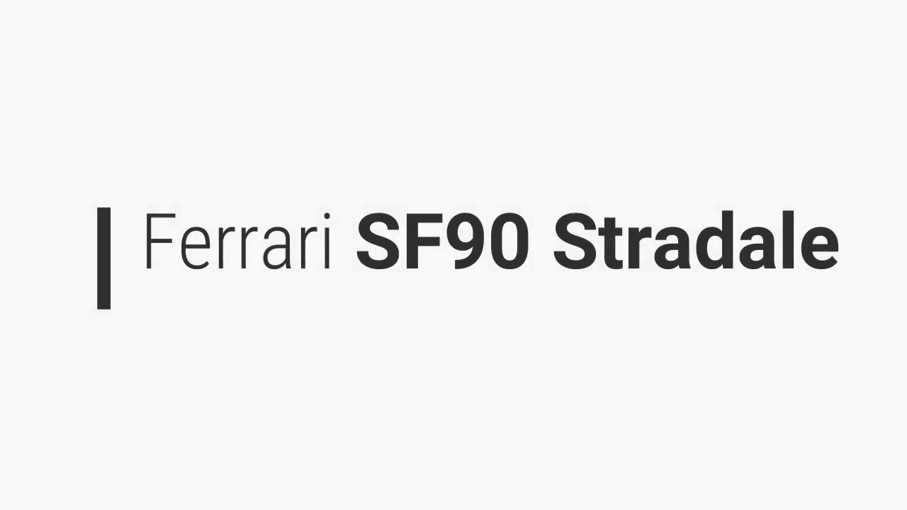 How to draw Ferrari SF90 Stradale - YouTube