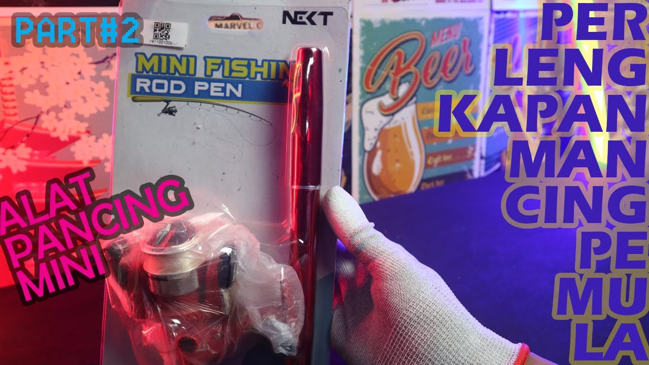 Mini Fishing Rod Pen | Simpel Pancing Bentuk Pulpen - YouTube
