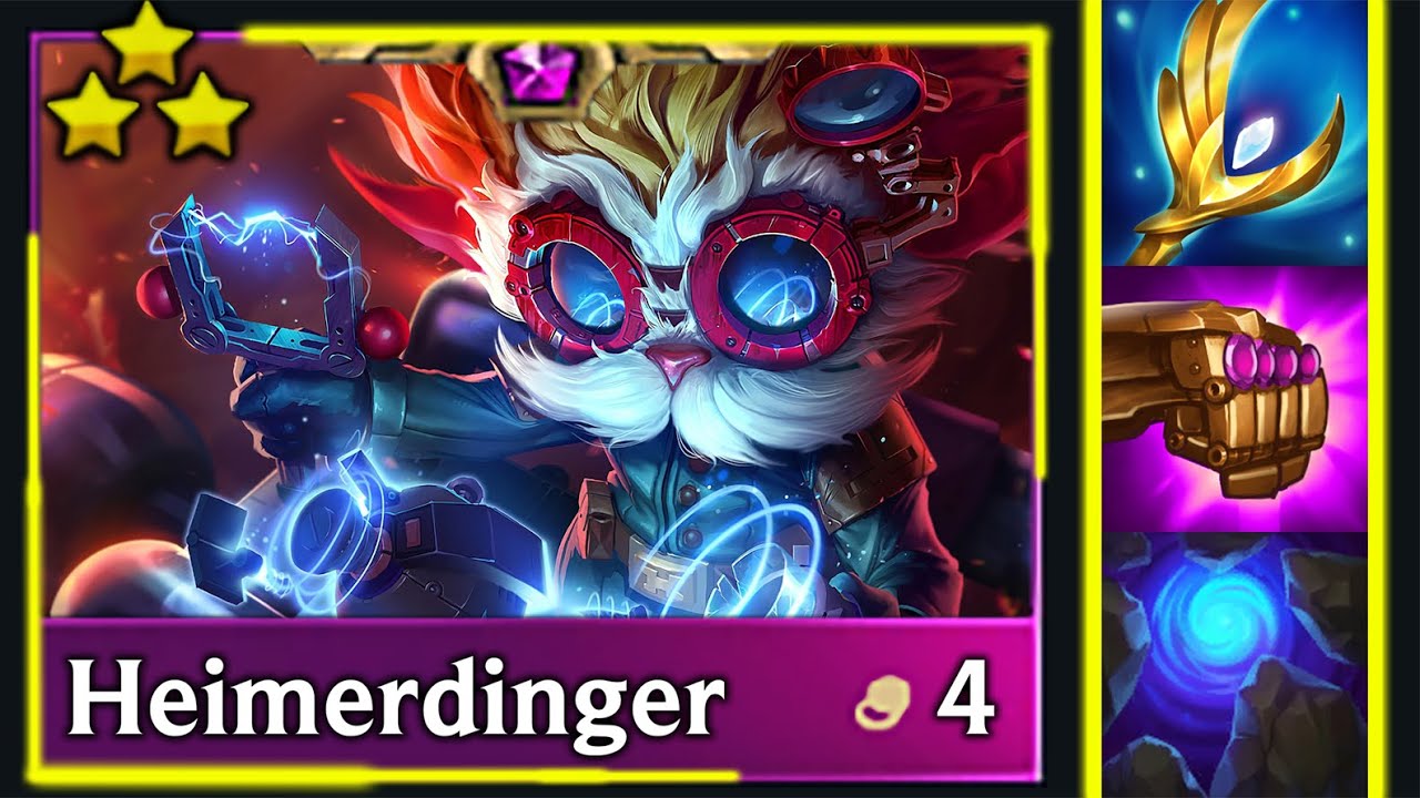 Rockets Everywhere! 3 Star Heimerdinger⭐⭐⭐ | TFT Set 13 - YouTube