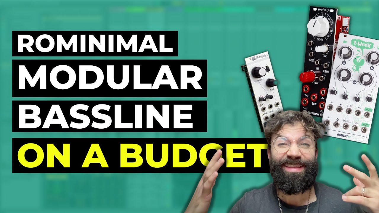 How to make Rominimal / Micro house Modular Style Basslines on a budget ...