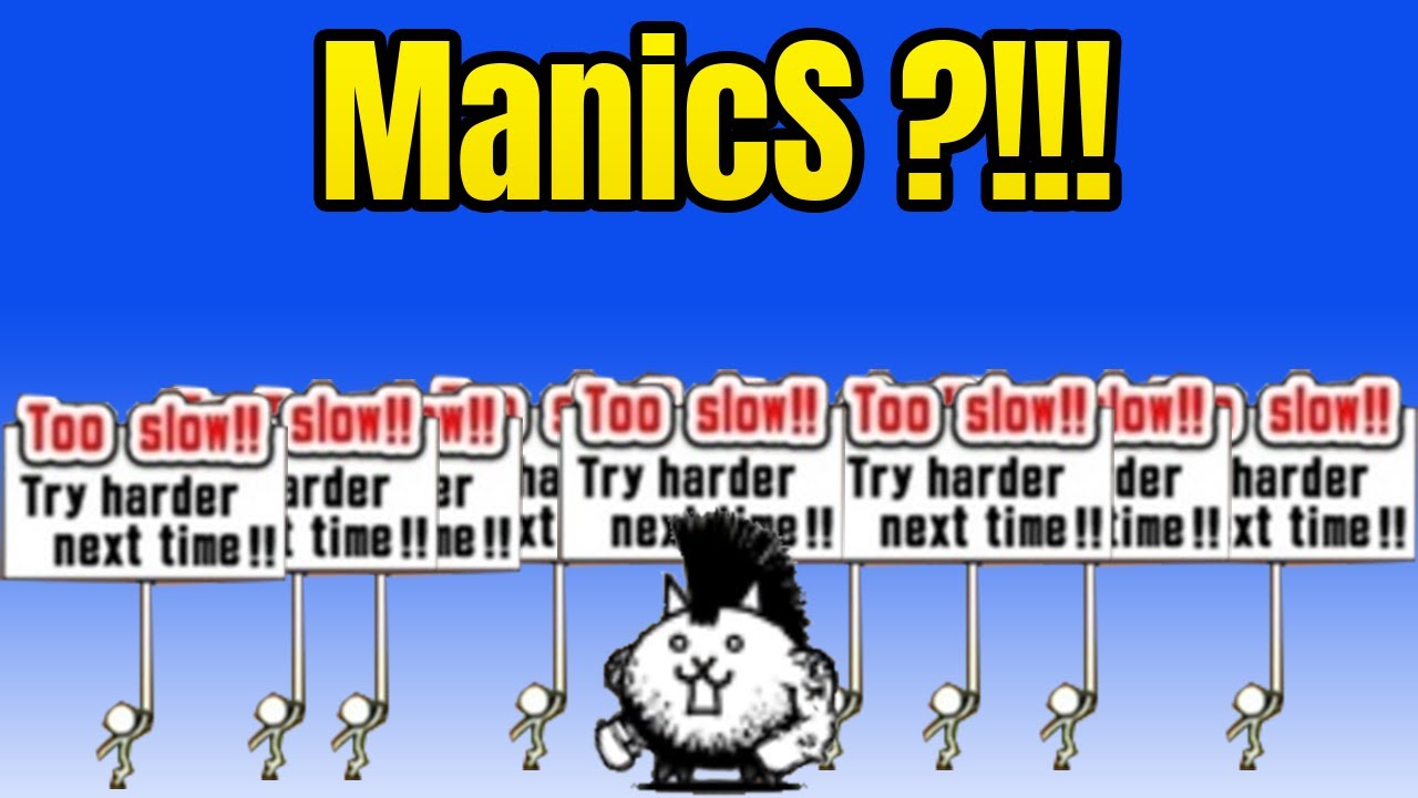 MANICS???!!! l manic Mohawk the battle cats - YouTube