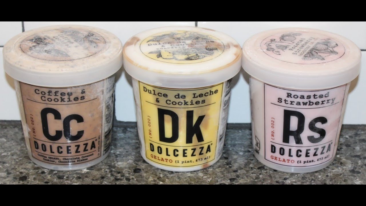 Dolcezza Gelato: Coffee & Cookies, Dulce de Leche & Cookies and Roasted ...