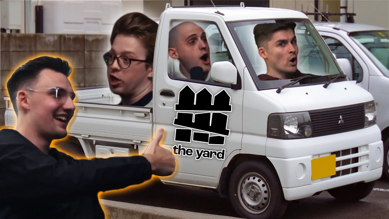 The Mitsubishi Minicab is the official car of the yard - YouTube