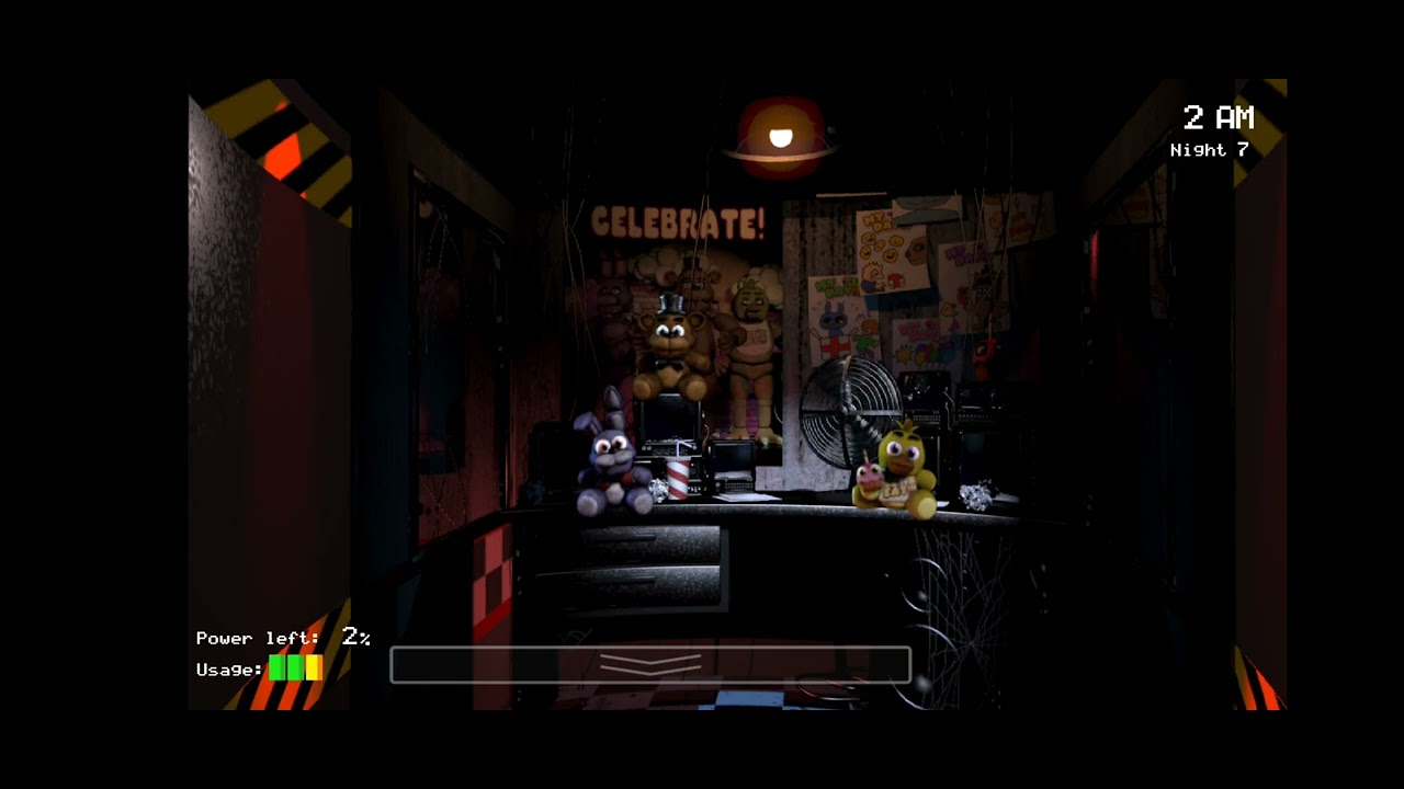 Five Nights at Freddy's (2014) Freddy Fazbear power out jumpscare - YouTube