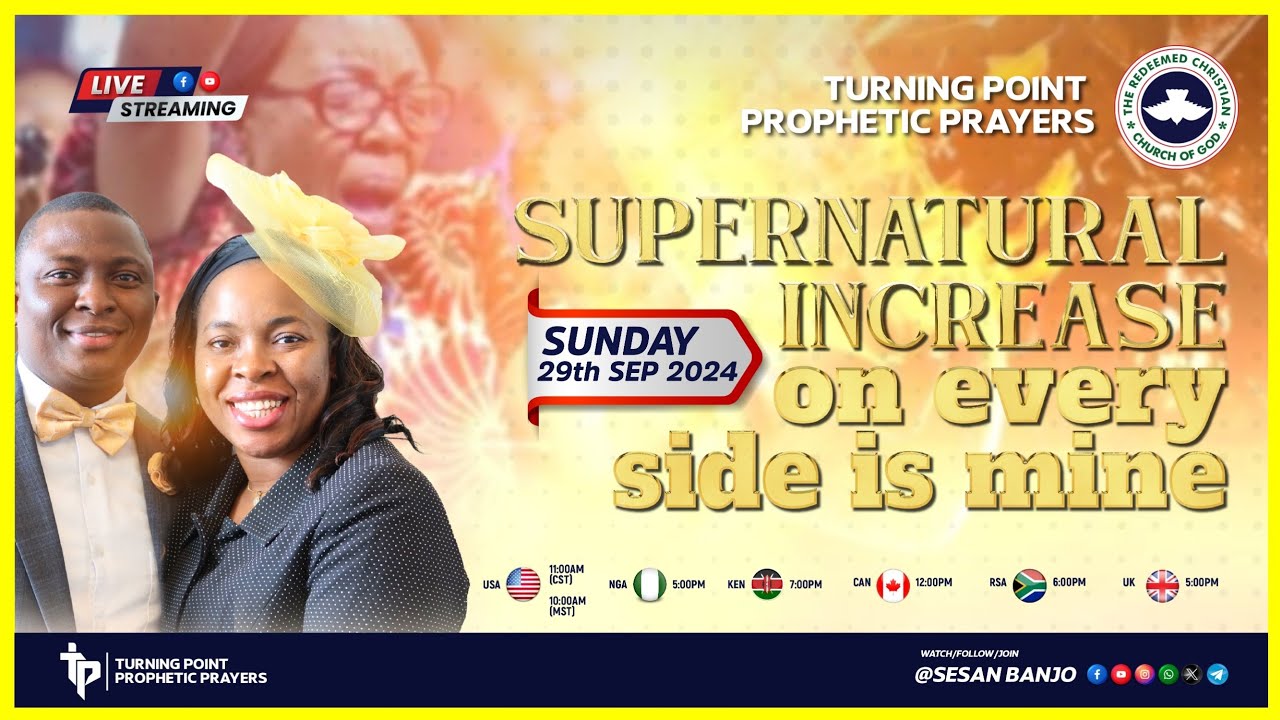 SUPERNATURAL INCREASE ON EVERY SIDE with Pastor Sesan Banjo - YouTube