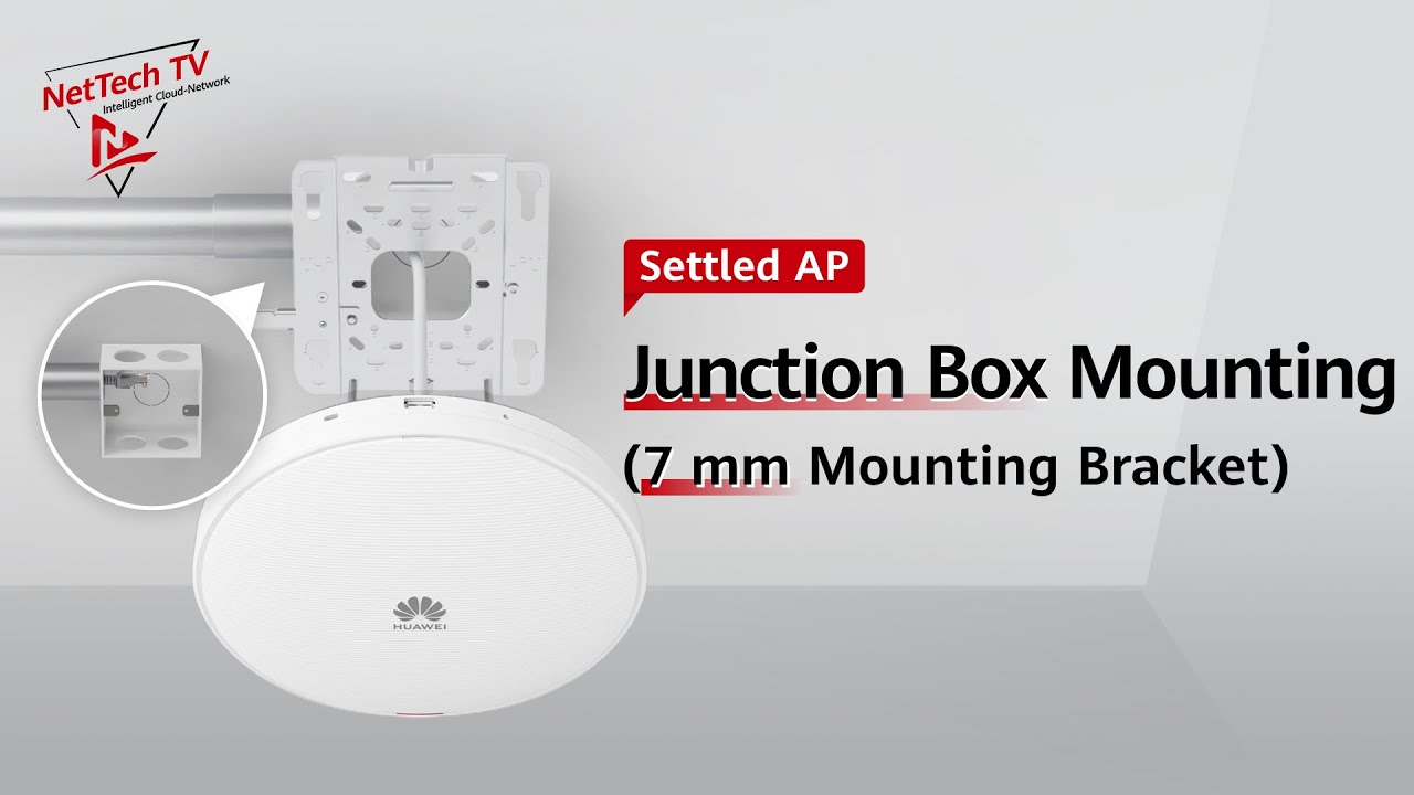 How to Install Huawei AirEngine Indoor Settled APs on Junction Boxes ...