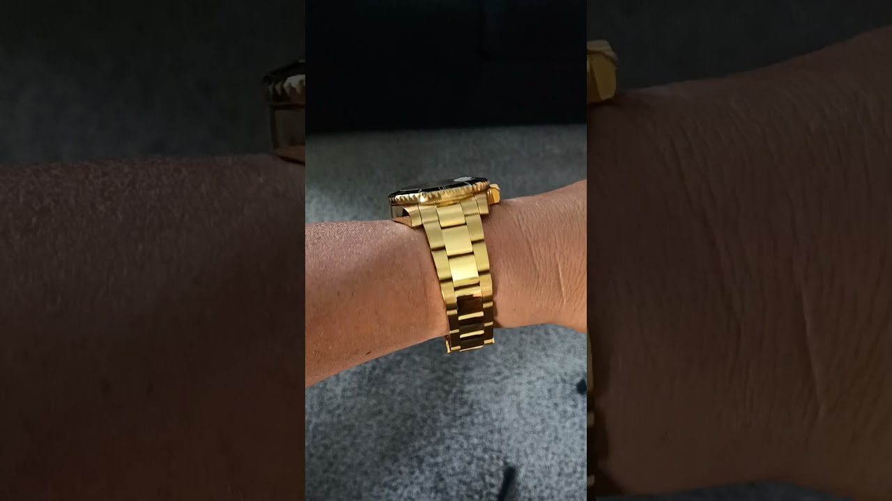 Pagani Design | Gold Submariner Homage Watch - YouTube