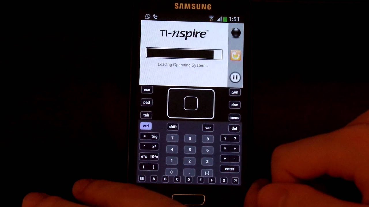 TI-Nspire on android - YouTube