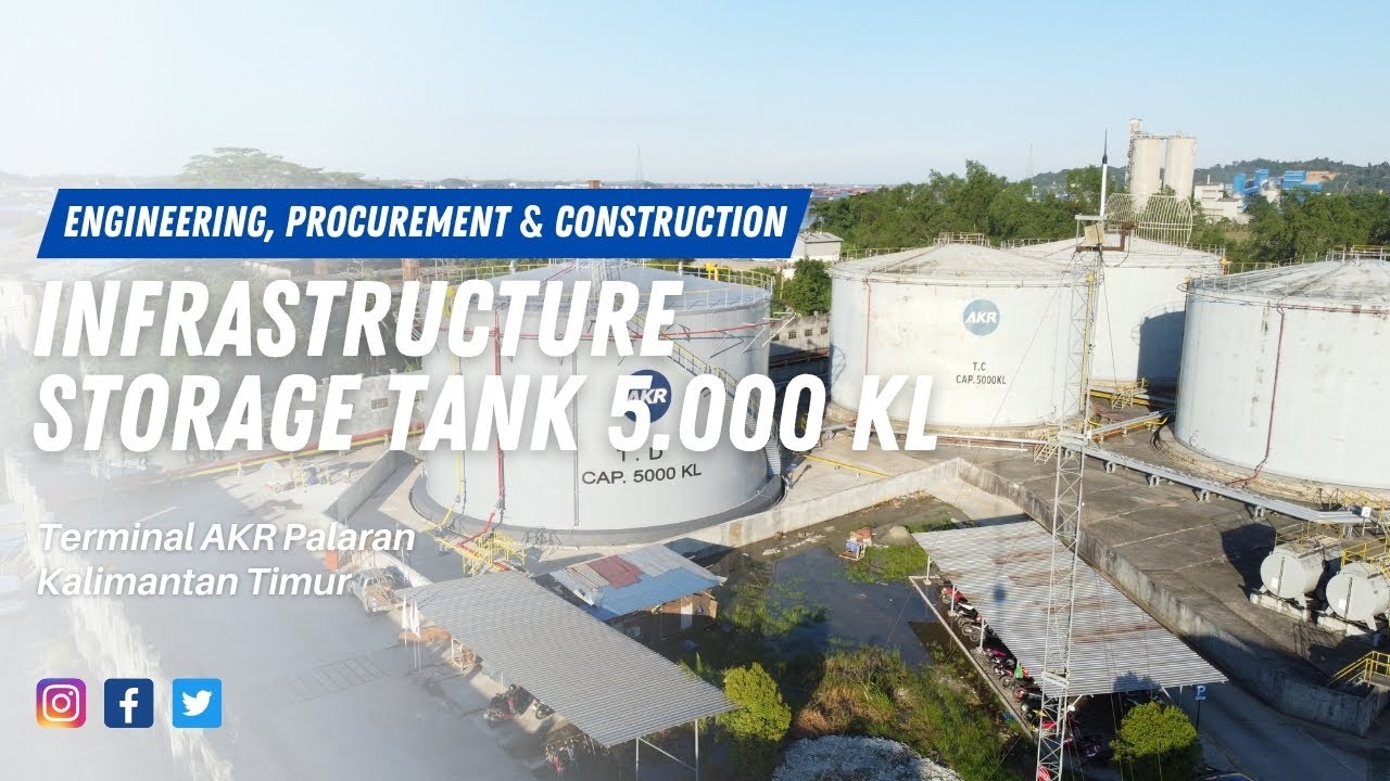 Infrastructure Storage Tank 5.000 KL - YouTube
