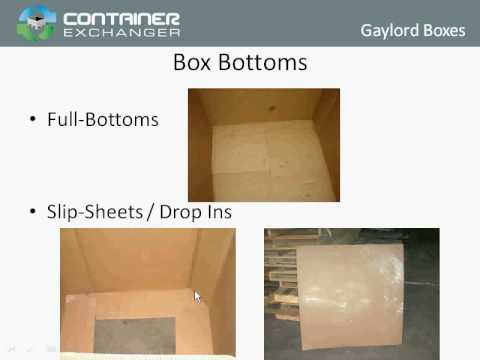 Container Exchanger - Gaylord Box Selection - YouTube