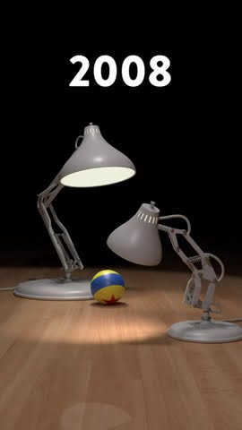 Luxo Jr. from 1986 to 2019 (Pixar nostalgic) - YouTube