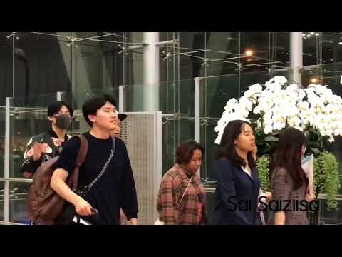 180409 BamBam GOT7 Back to Korea ( BamBamBlackcard ) at Suvarnabhumi Airport