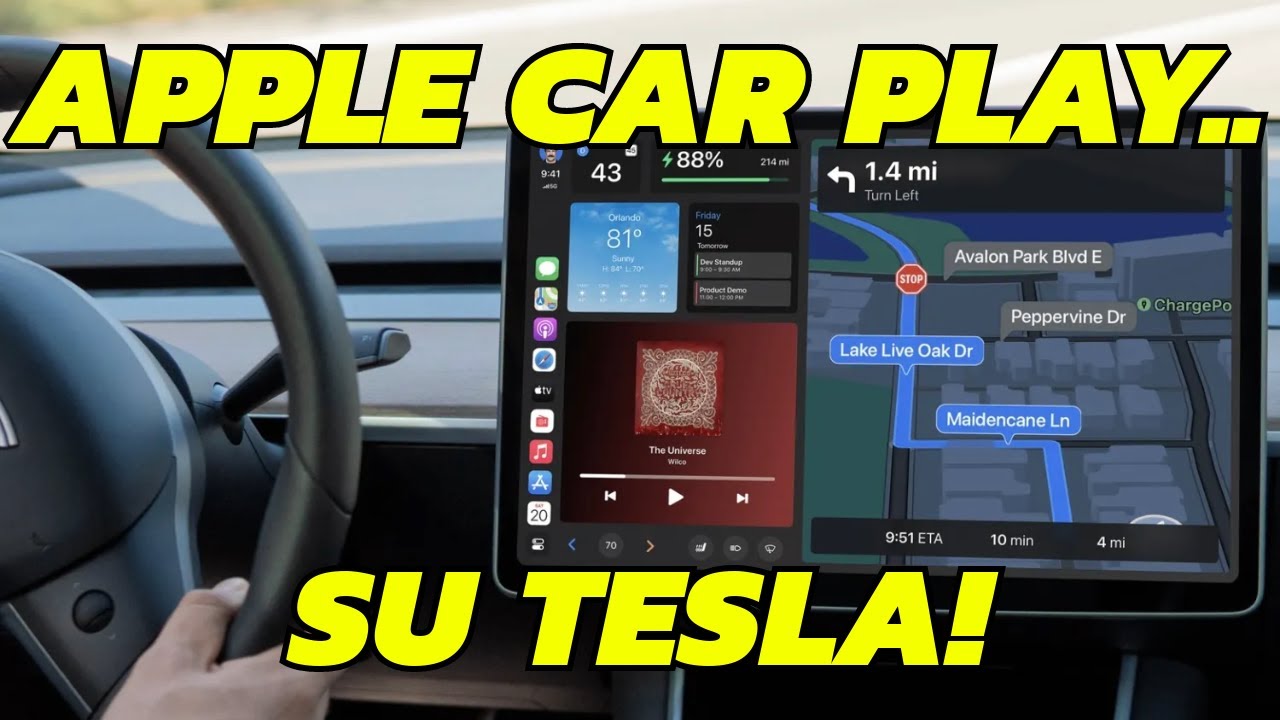 CAR PLAY su TESLA? SI, ECCOLO! - YouTube