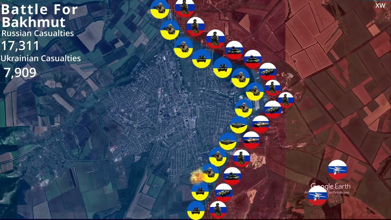 Battle Of Bakhmut Animated Map September Of 2022 To May 2023 YouTube Battle Of Bakhmut Animated Map September Of 2022 To May 2023 YouTube