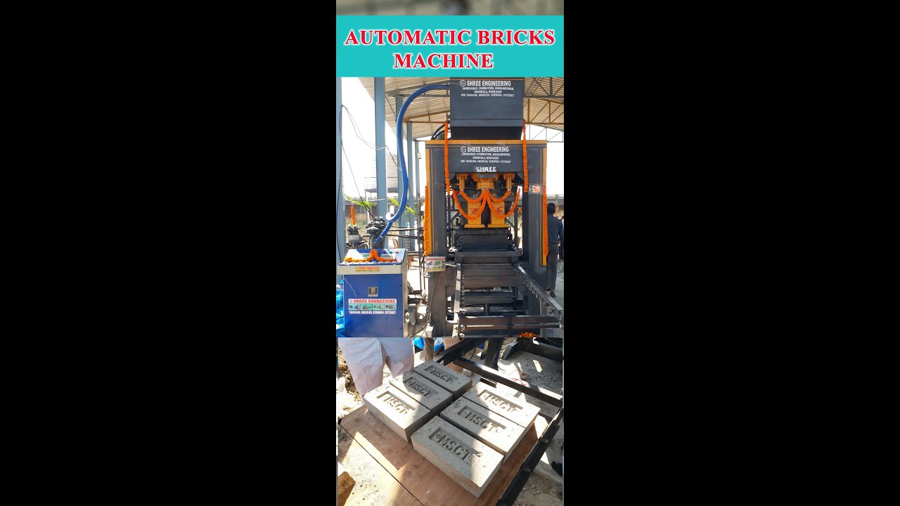 full Automatic Machine | Bricks Machine #flyashbricksmachine #automaticbricksmachine # ...