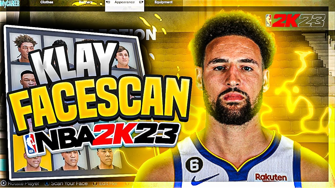NBA 2k23 HOW TO LOOK LIKE KLAY THOMPSON!! KLAY FACE SCAN/ FACE CREATION ...